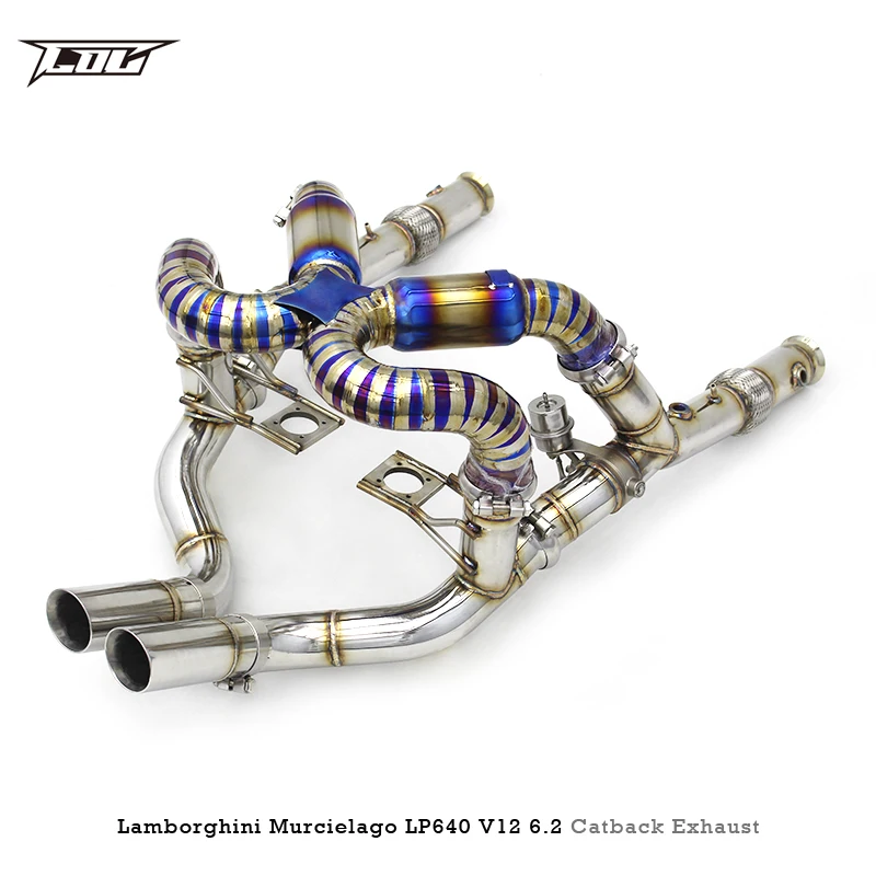 Boska Catback Exhaust For Lamborghini Murcielago Lp640 V12 6.2 2007 ...