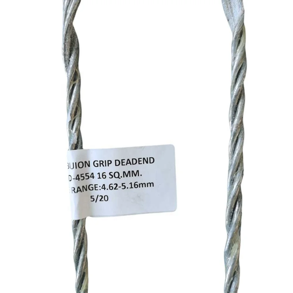 Preformed Aluminium Alloy Dead End Guy Grip With Insulation Coating ...