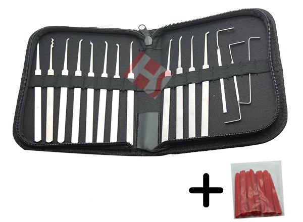 15pc Quick Opening Tool for Civil Lock Single Hook Keys Lock Lockpick ...