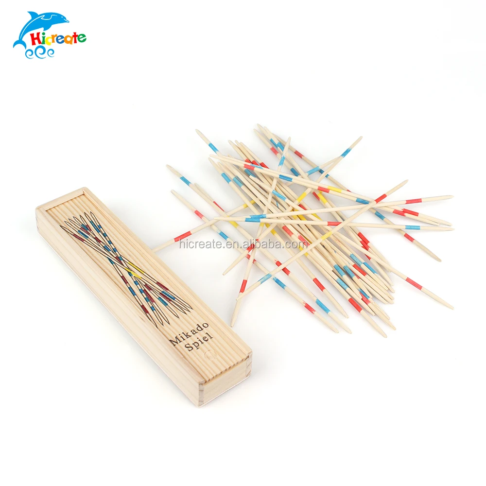 China Supplies Wood Mikado Game Wooden Pick Up Stick Game Wooden Mikado ...