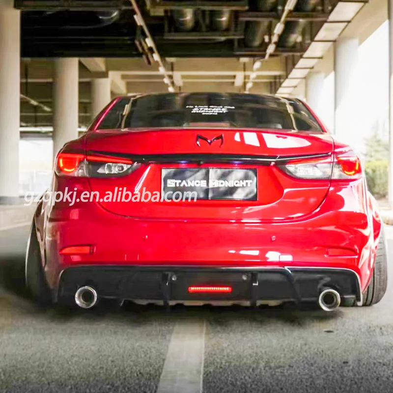 Rear Bumper Rear Lip Diffuser Rear Spoiler for Mazda 6