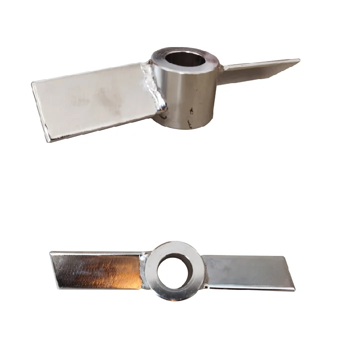 Three Layer Two Blade Pitched Paddle Impeller Agitator