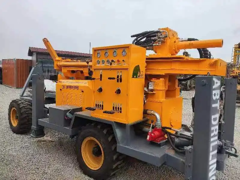 260m Tyre Hydraulic Borehole Drilling Rig - Water Well Drills