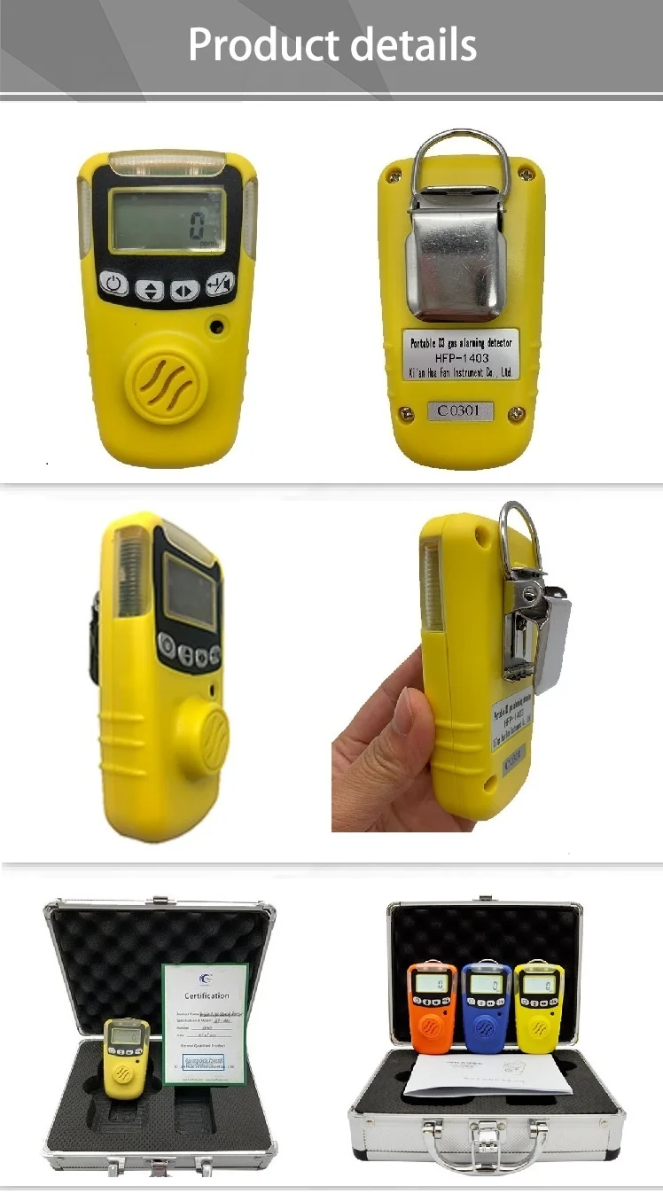 Factory Sales Handheld Portable Ozone Sensor Ozone Gas Monitor Analyzer ...