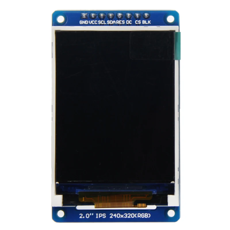 Módulo LCD IPS de 2,0 ", vista completa de 2,0 pulgadas, TFT, RGB 65K ...