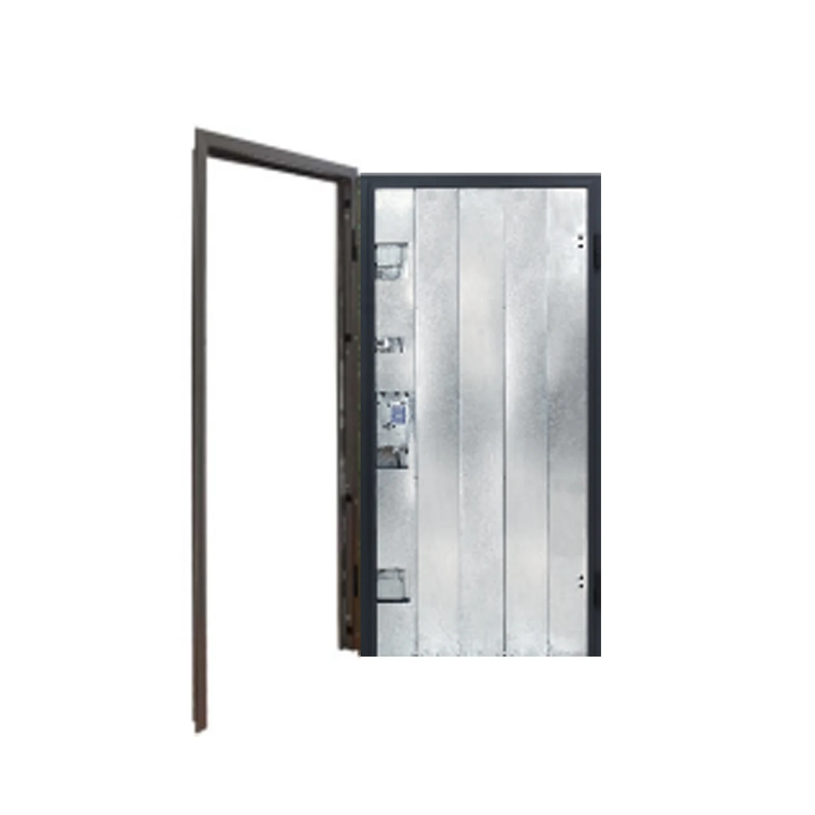 High Quality Modern Armoured Doors For Apartment White Aluminum Door ...