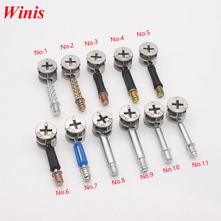 Minifix Joint Connector - Versatile Wood Screw Nut Bolt