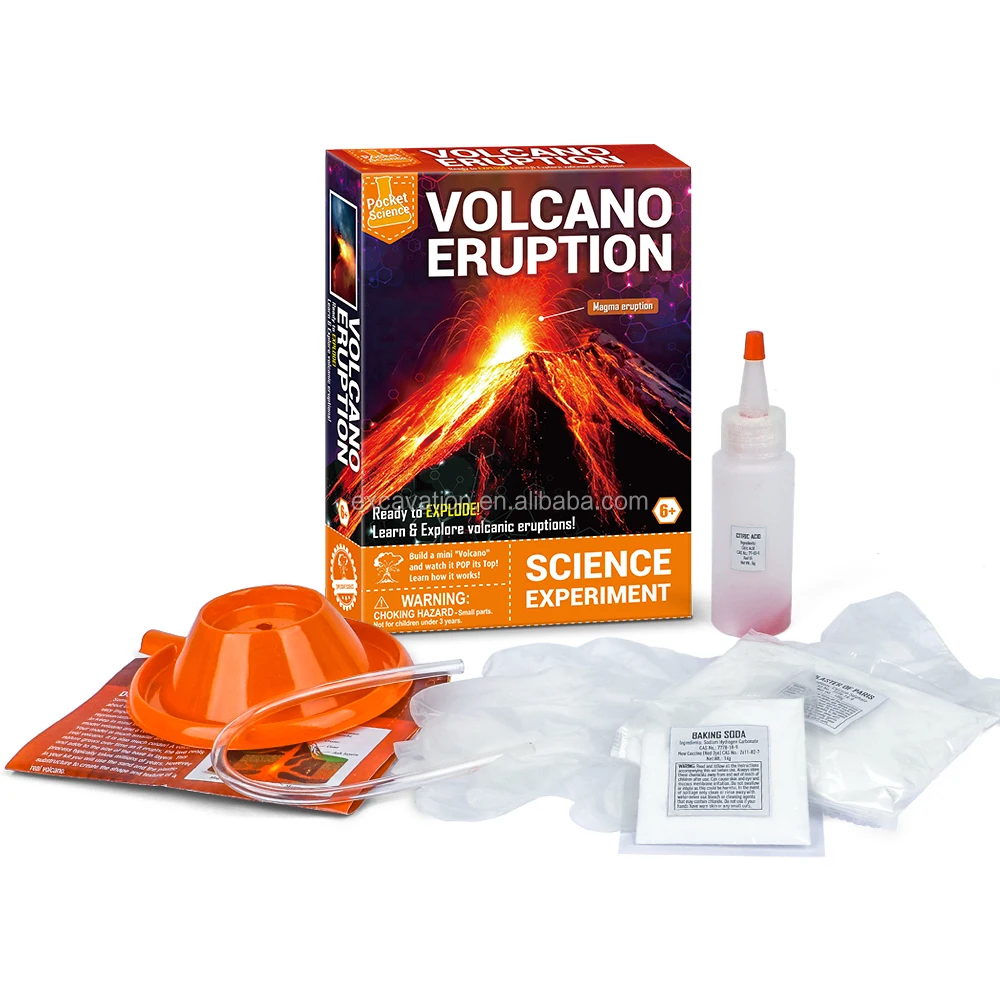 Earth Science Activity Kit Instructions - Volcanic Eruption Kit