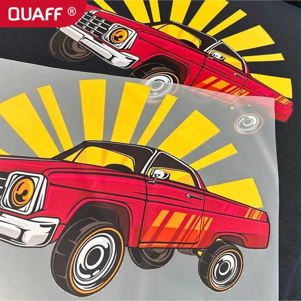 QUAFF DTF Film Roll Transfer PET Film Hot Peel Cold Peel