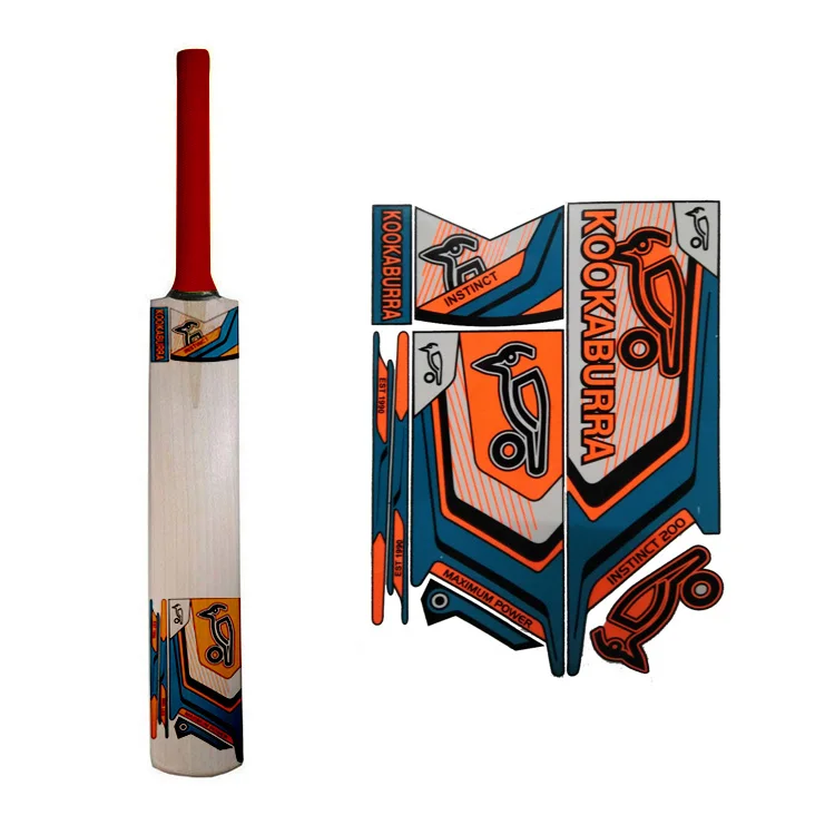 Custom Mrf Ca Sg Cricket Bat Stickers - Kookaburra Designs