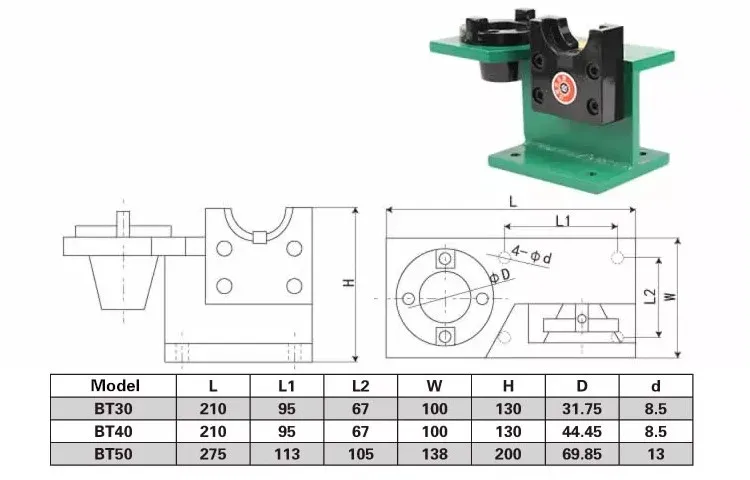 New Universal Horizontal Vertical Hsk Iso Bt Bt30 Bt40 Bt50 Jt Sk Nbt ...