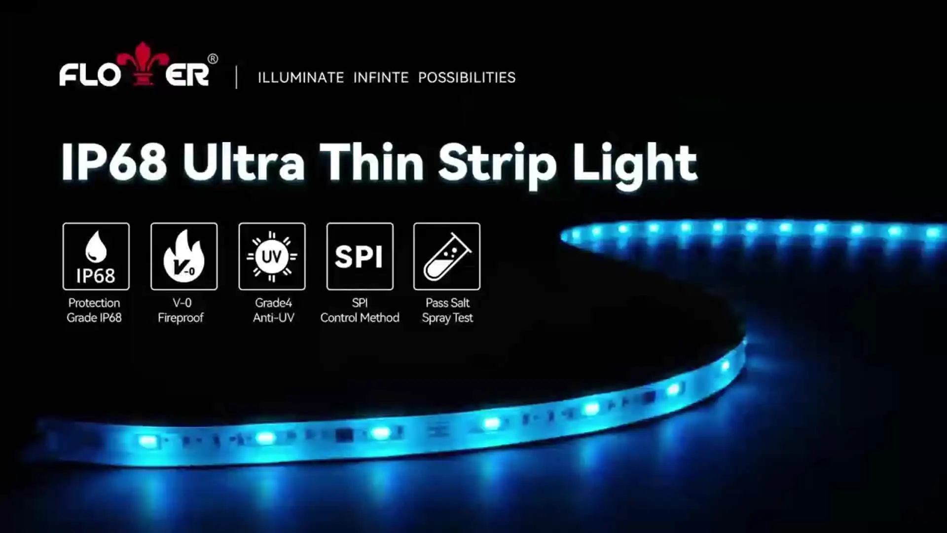 Outdoor Flexible Ultra Thin Strip Light LED Strip Light for Wedding ...