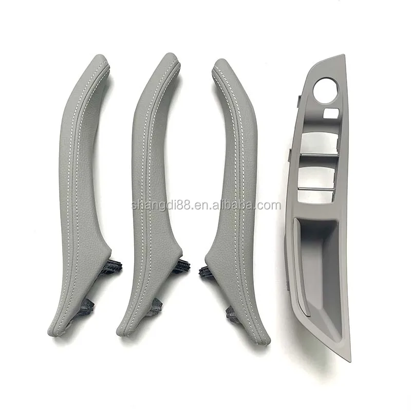 Right Hand Driver Interior Door Handle Leather Assembly 4pcs Set For Bm ...