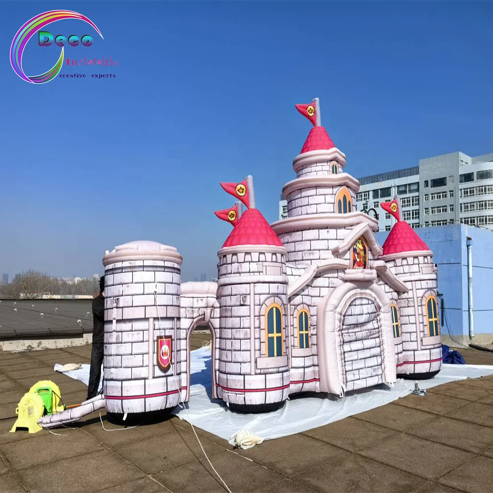 The New Design Inflatable Arch Customizable Mario Castle Archway ...