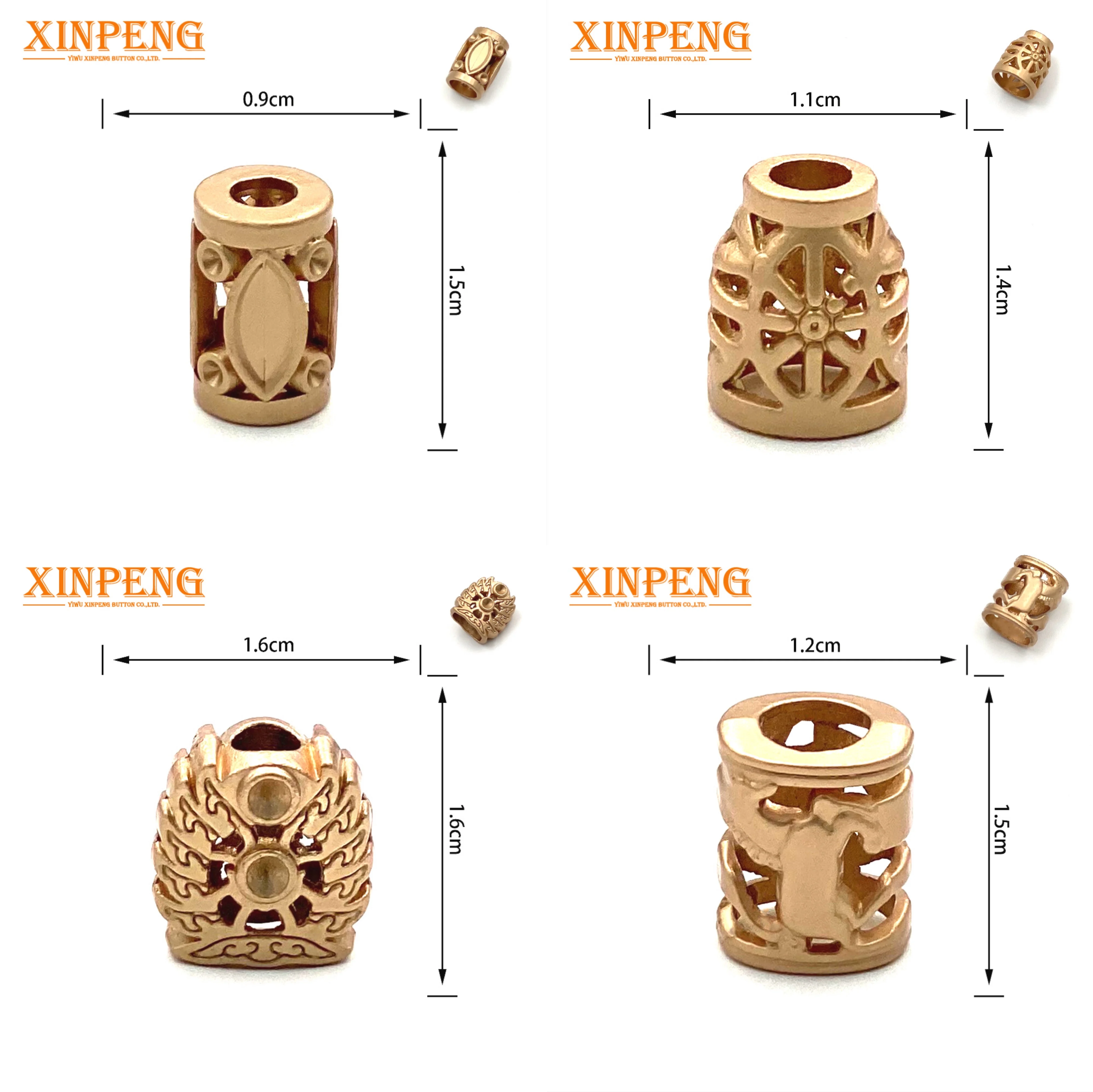 Flat Ends Plastic Bead Drawstring Caps - Bungee Endings