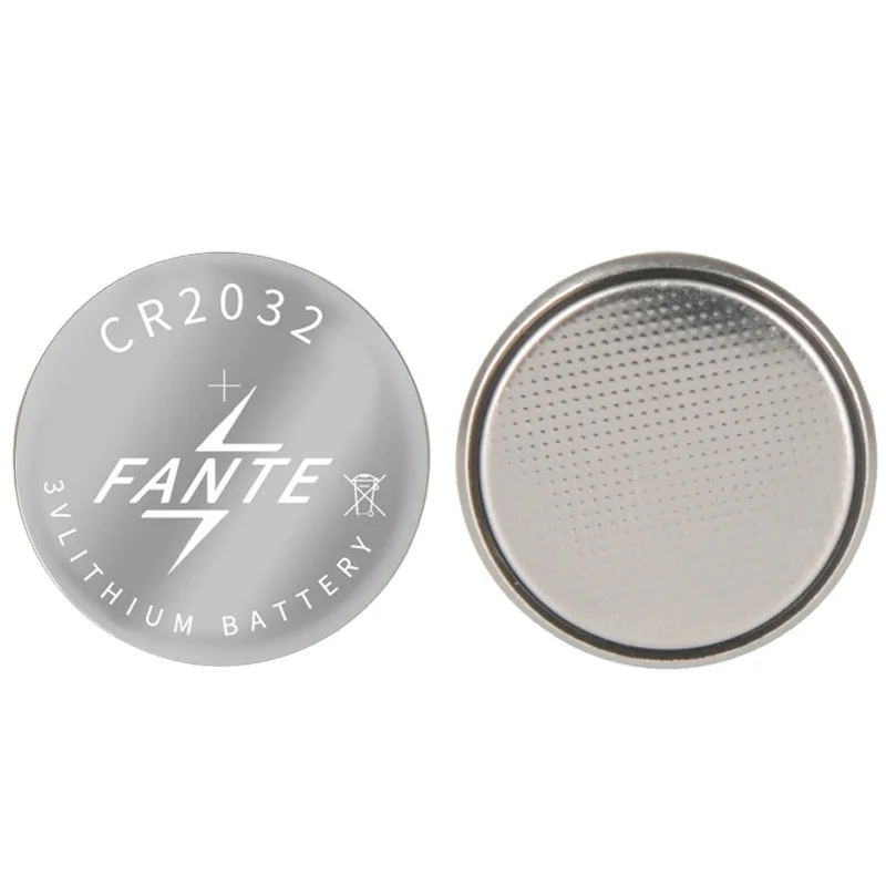 Industrial Packaging Cr2032 Button Battery 3v Voltage 210 Mah Led Small ...