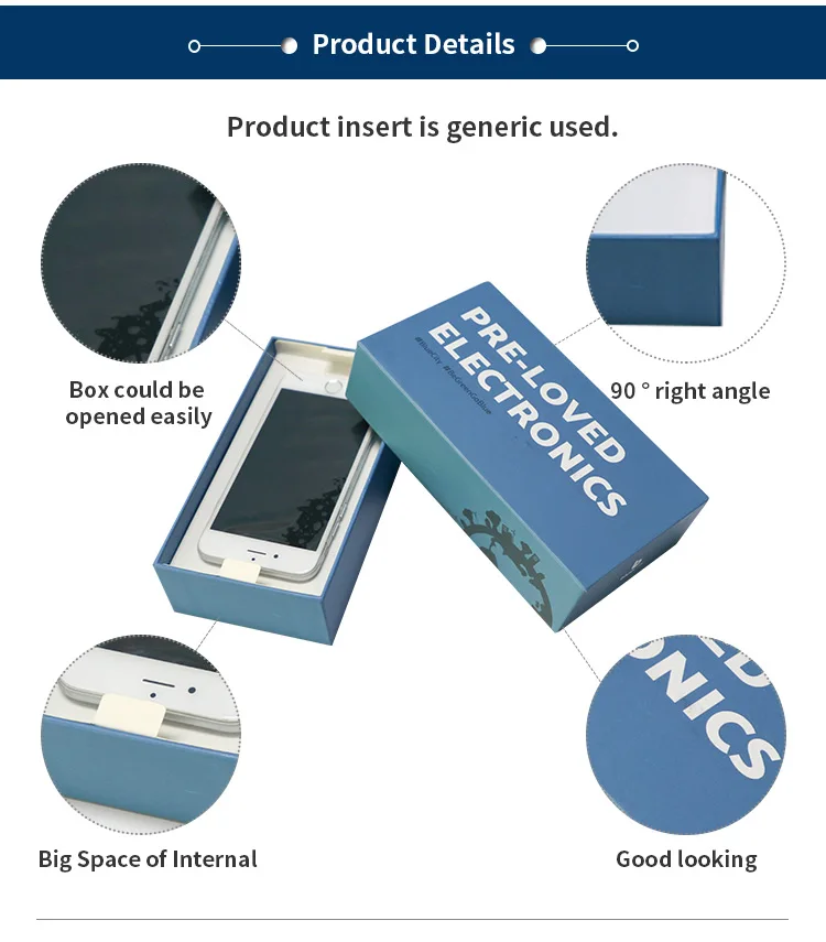 Cheap Plain White Kraft Corrugated Phone Packaging Box For Different ...