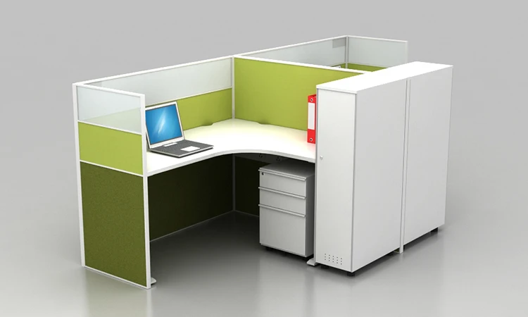 Modern Modular Cubical 4 Person Office Computer Tables Furniture Desk ...