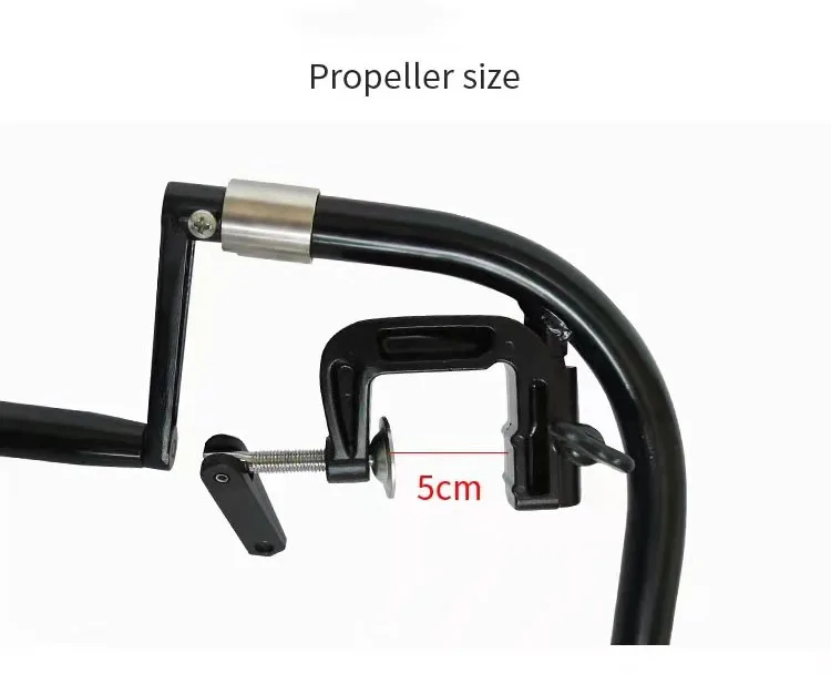 Hand Operated Crank Propeller for Inflatable Boat - Durable & Replaceable