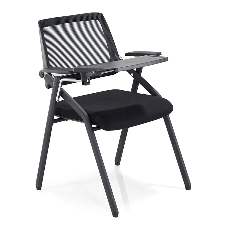 Office Furniture Training Room Mesh Chair With Writing Table - Buy ...