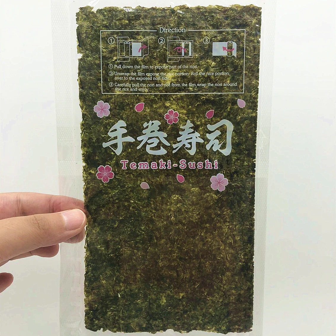 Microved Single or Double Wing Temaki Sushi Nori Wrappers