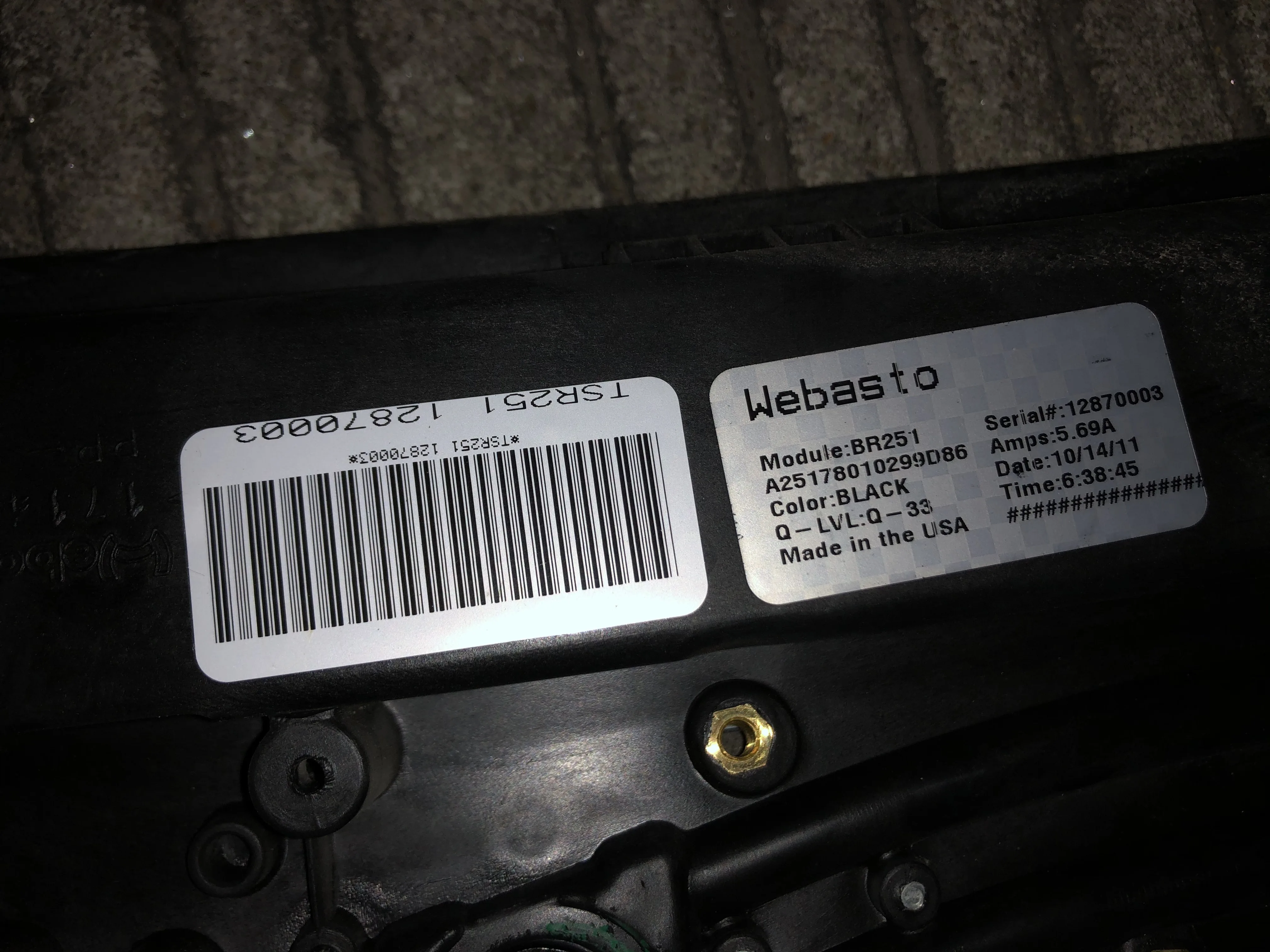 Mercedes Benz GL164 X164 251 Sunroof Frame 1647800829