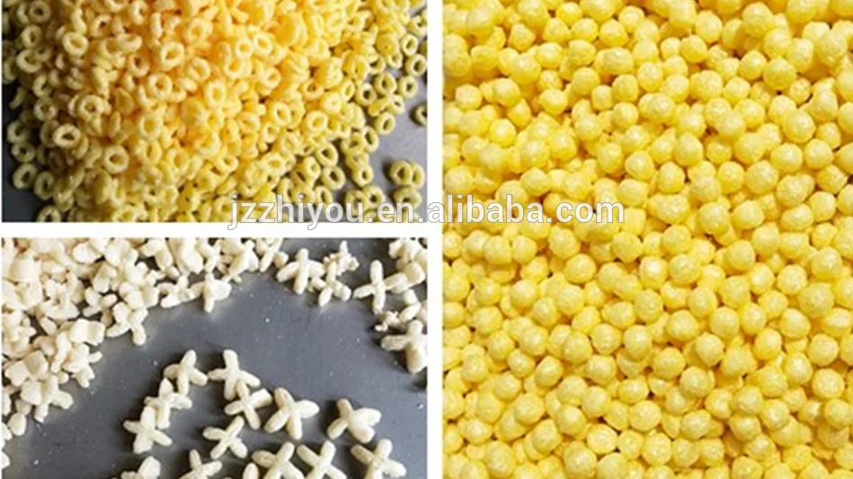 High Speed Soybean Puffed Snack Extruder Rice Snack Puff Extrusion ...