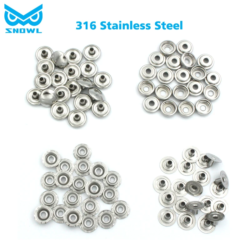 SNOWL Custom Design Marine Button Snaps Button Snaps for Canvas ...