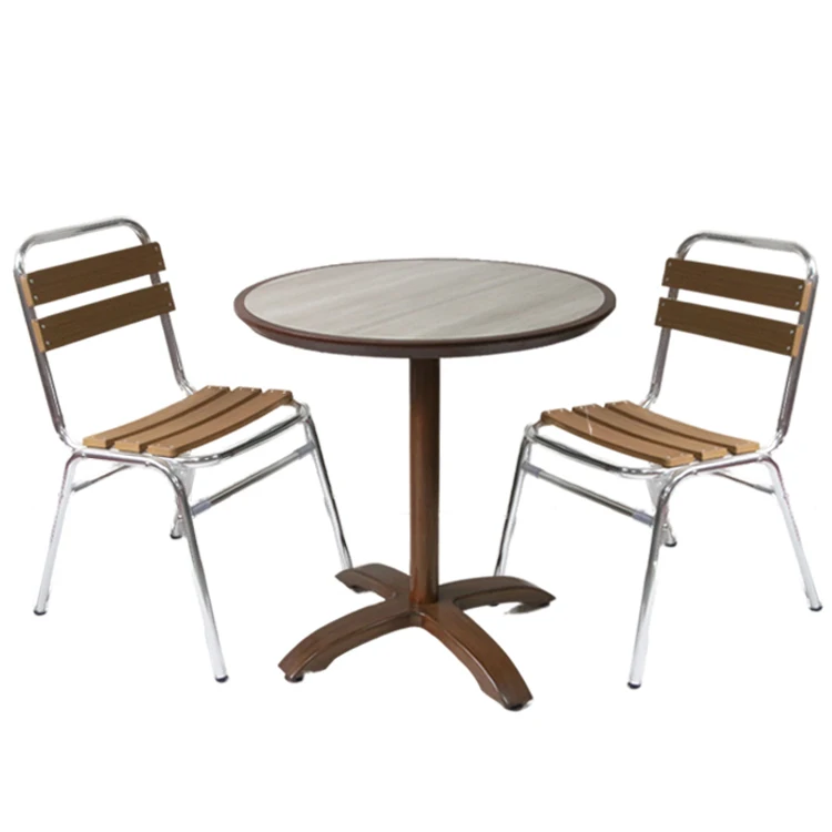 Modern Outdoor Round Patio Dining Small Pub Cocktail Aluminum Ceramic ...