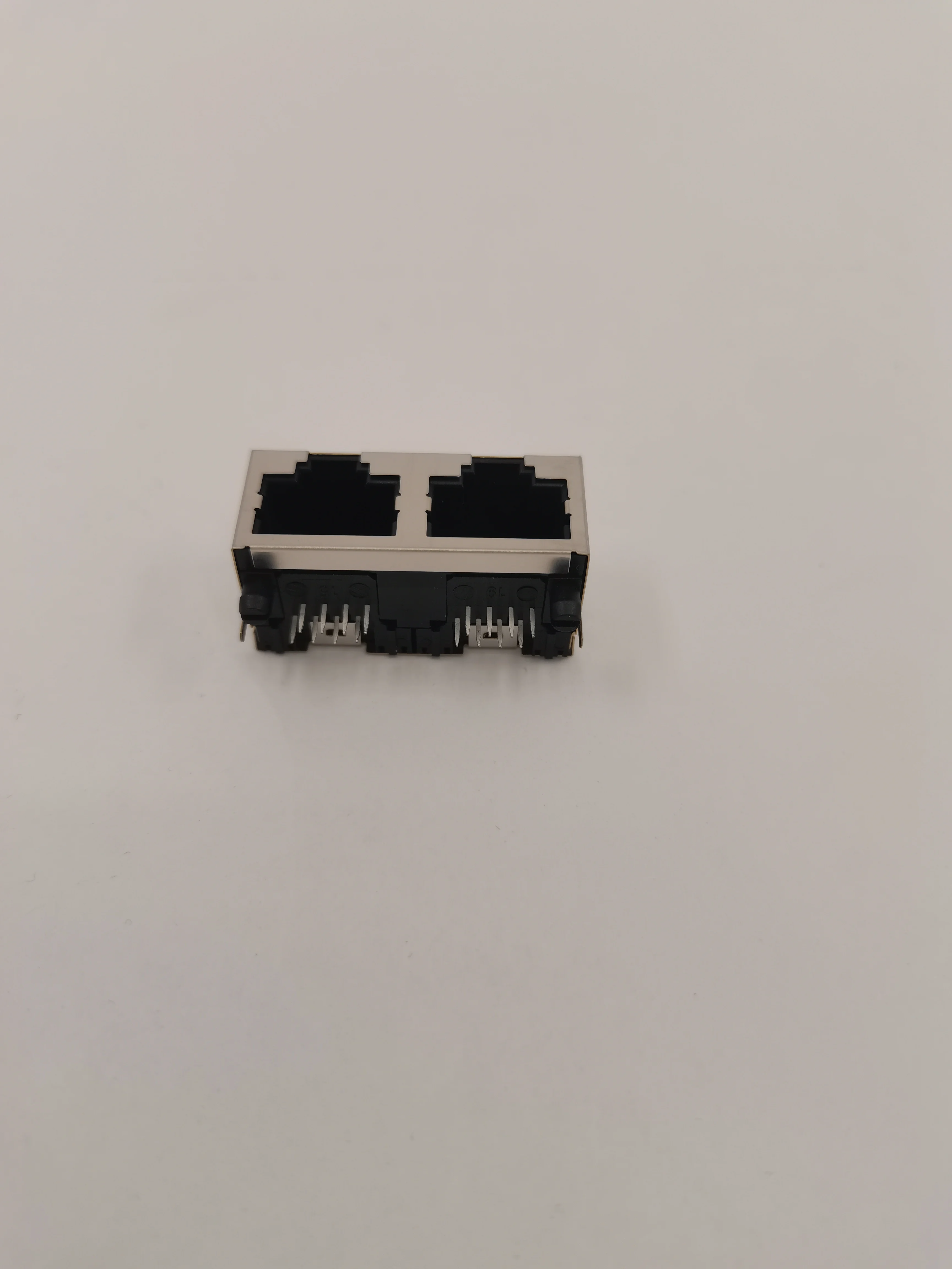 Network Female Rj45 Black Rj45 Connector - Buy Double Rj45 Connector ...