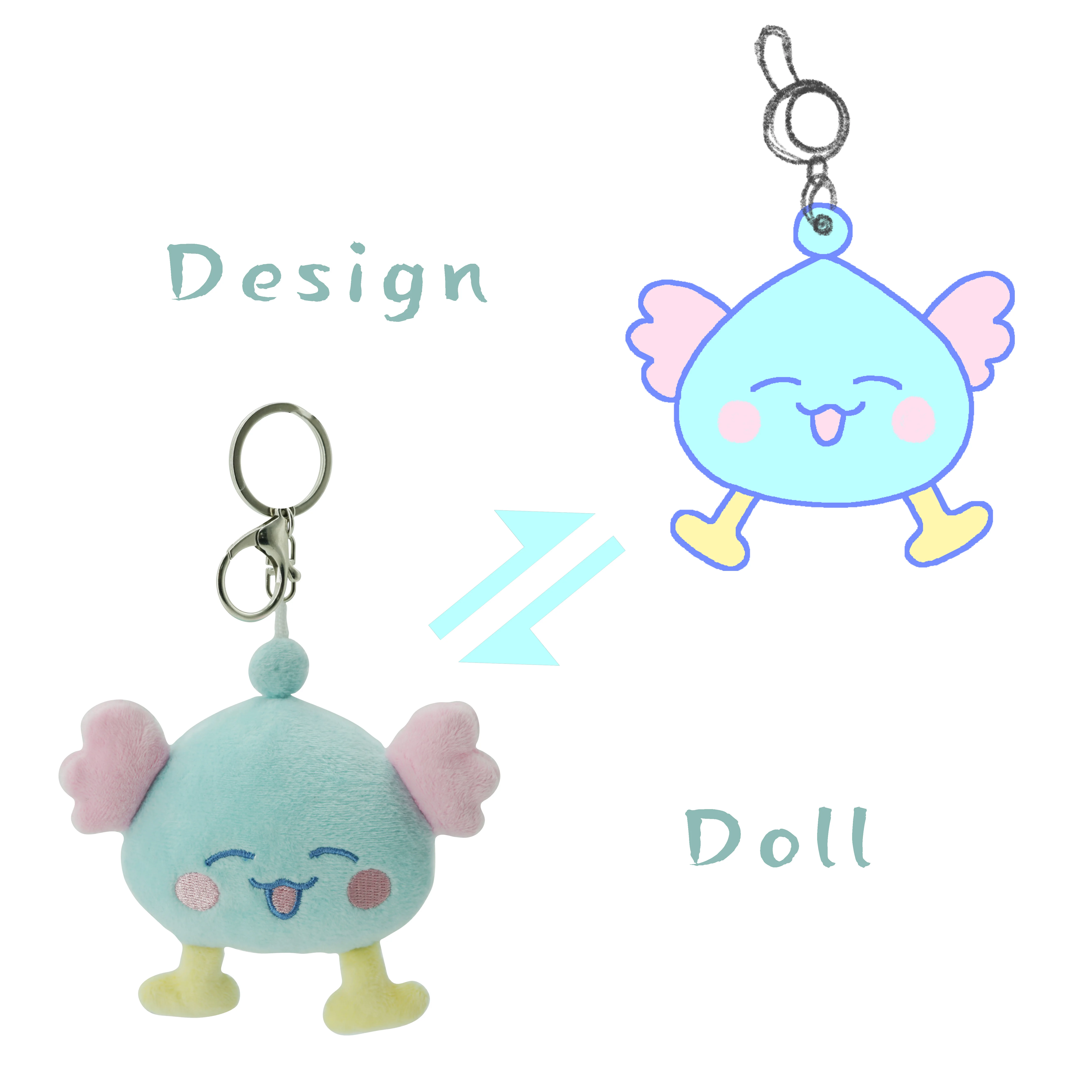 Custom Anime Dolls - Soft Plushies with Removable Cloth