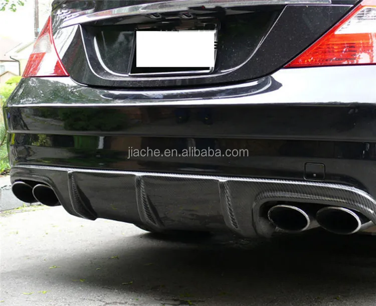Carbon Fiber Rear Bumper Lip Diffuser Spoiler For Mercedes-benz Cls ...