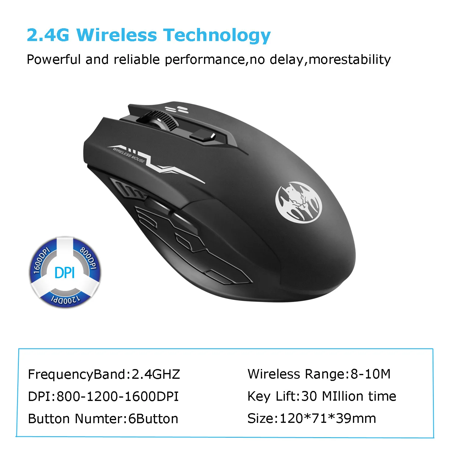 Optical Rechargeable Mice For Desktop Laptop 2.4g Wireless Gaming Mouse ...