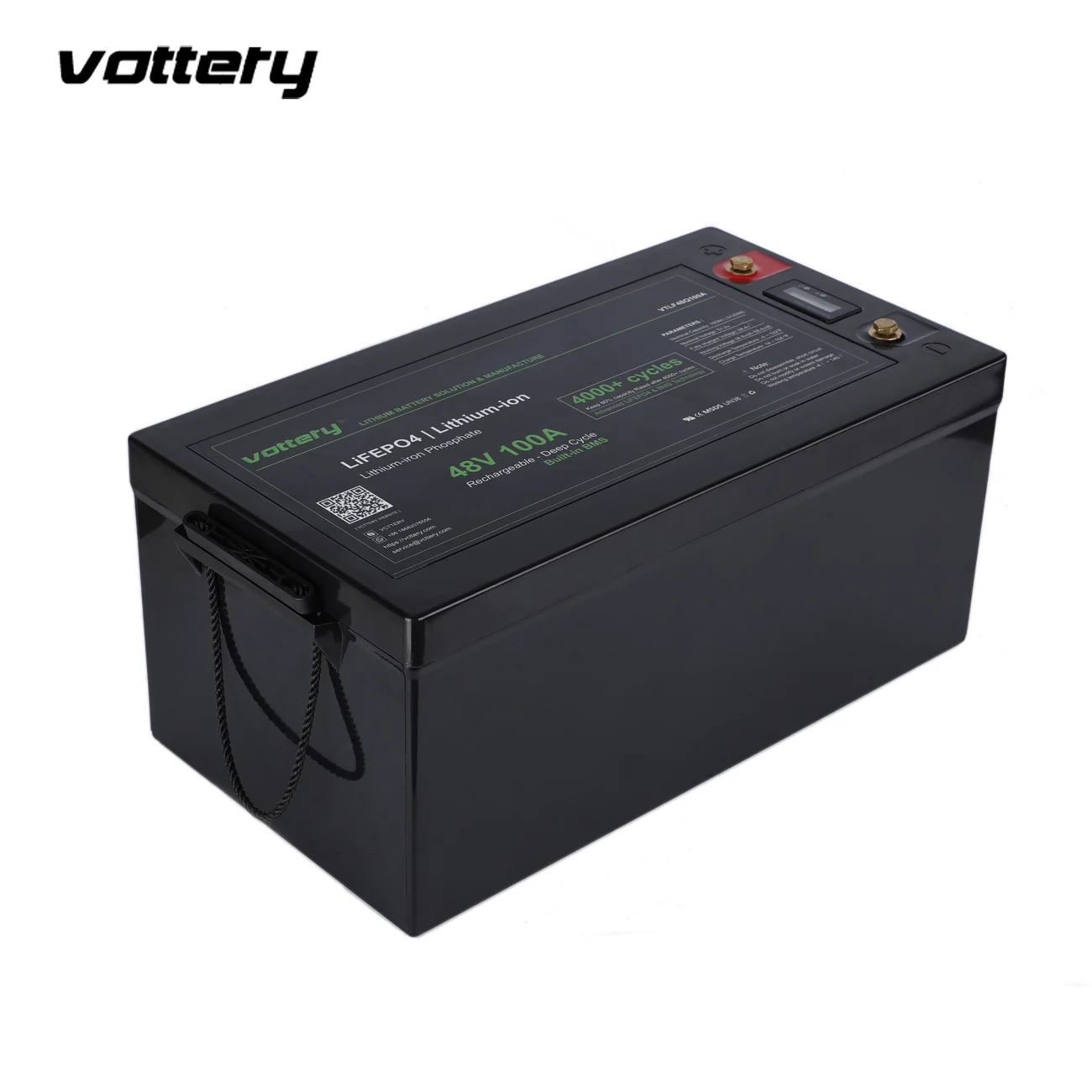 48v 100ah Lifepo4 Battery Pack 200ah Lithium Ion 16s1p Bms Deep Cycle ...