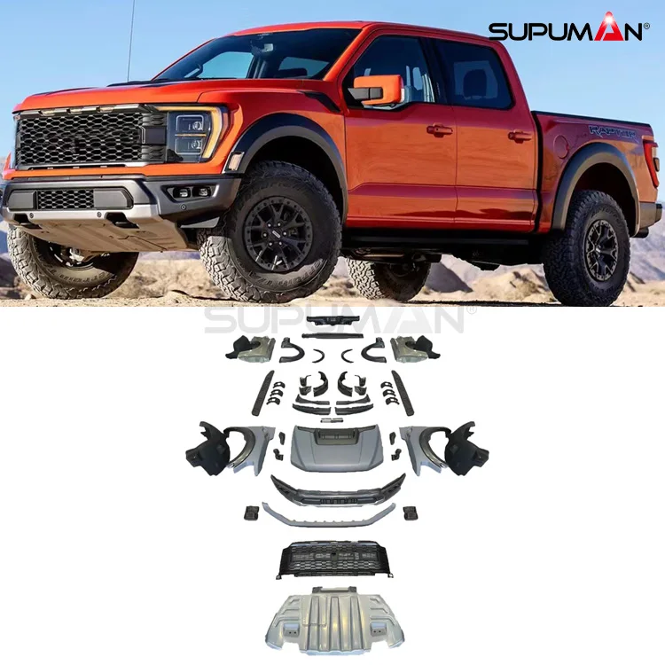 Spm Front Bumper For Ford Ranger F150 Body Kit Accessories 2015-2023 ...