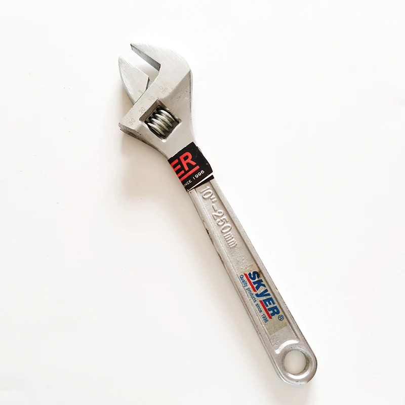 Skyer Adjustable Wrench 6' 8'' 10'' 12''wide Jaw Opening Precise Jaw ...
