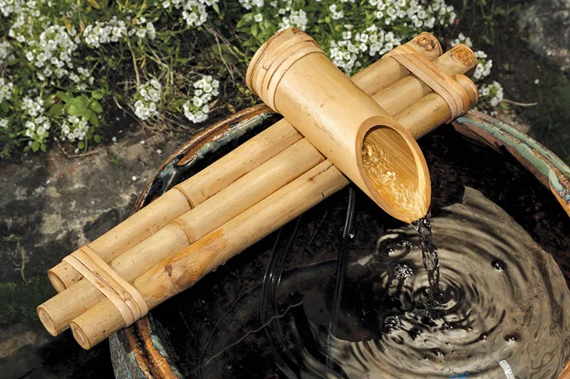 Indoor Decor Handmade Japanese Bamboo Water Flow Fountain - Buy ...