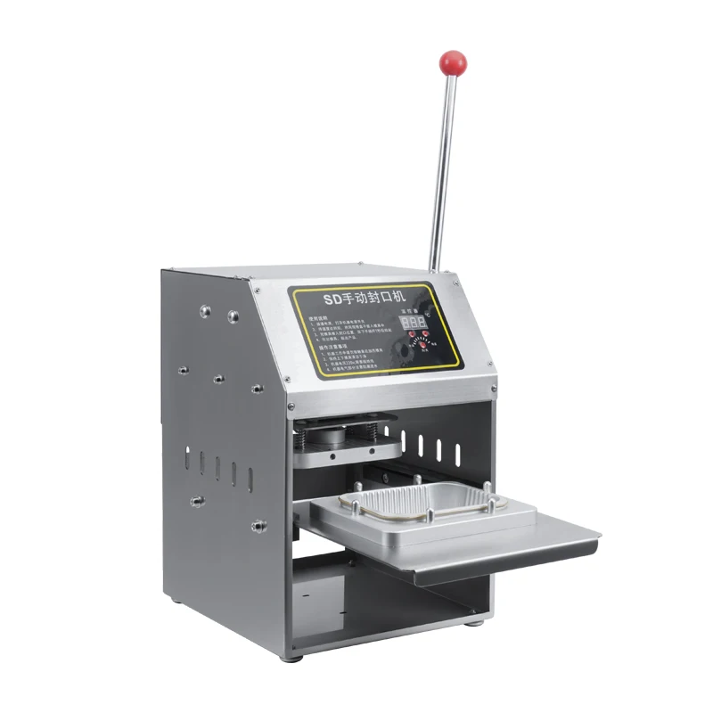 Fuou Fast Food Aluminum Foil Sealer Packing Machine Square and Round ...