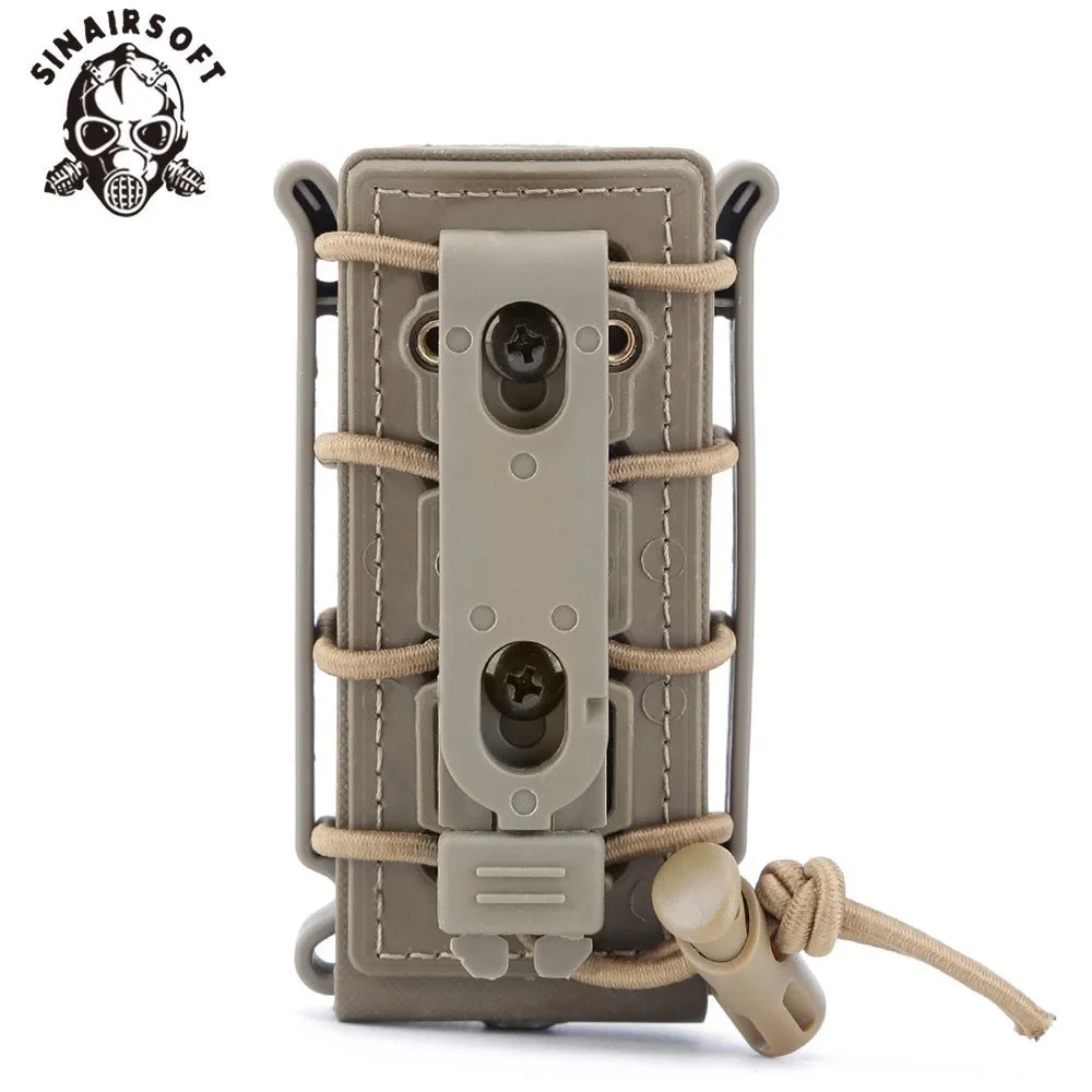 9mm Fastmag Nylon Magazine Pouch Holster with Belt Clip and Molle Soft ...