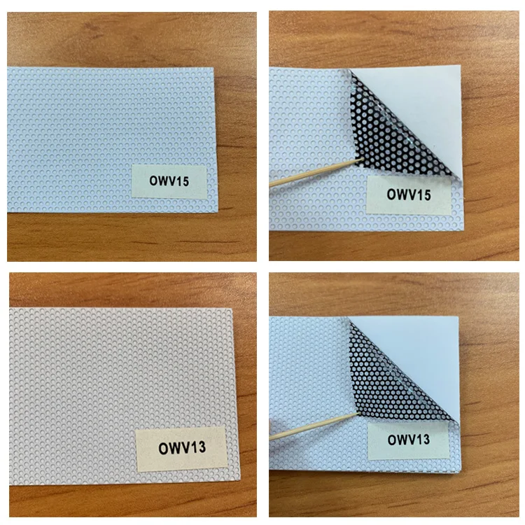 Perforated Vinyl One Way Vision Glass Film for Bus and Subway ...