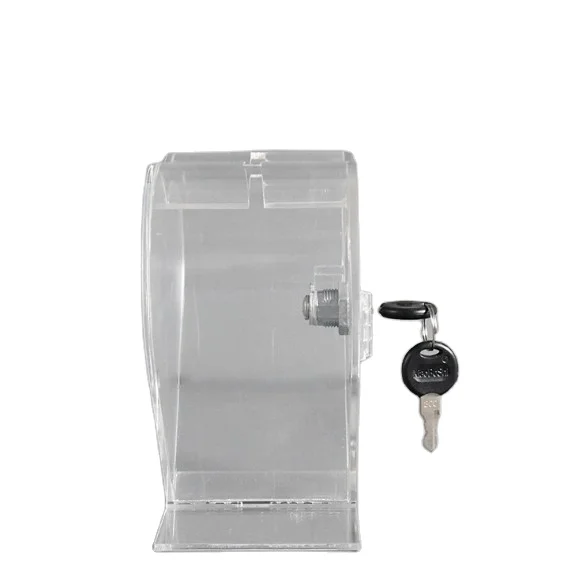 Eersida Raffle Box 20-Pack Clear Plastic Raffle Ticket Boxes - 6x6x11.8 ...
