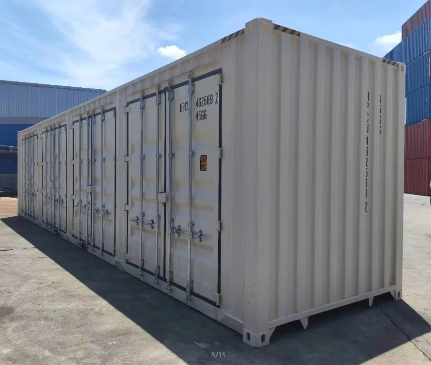 40'high Cube Container Open Side 4 Doors Ccs Certification Shipping ...