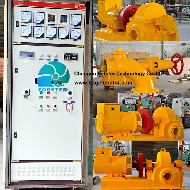 Mini Hydro Turbine with Automatic Voltage Regulator 220V