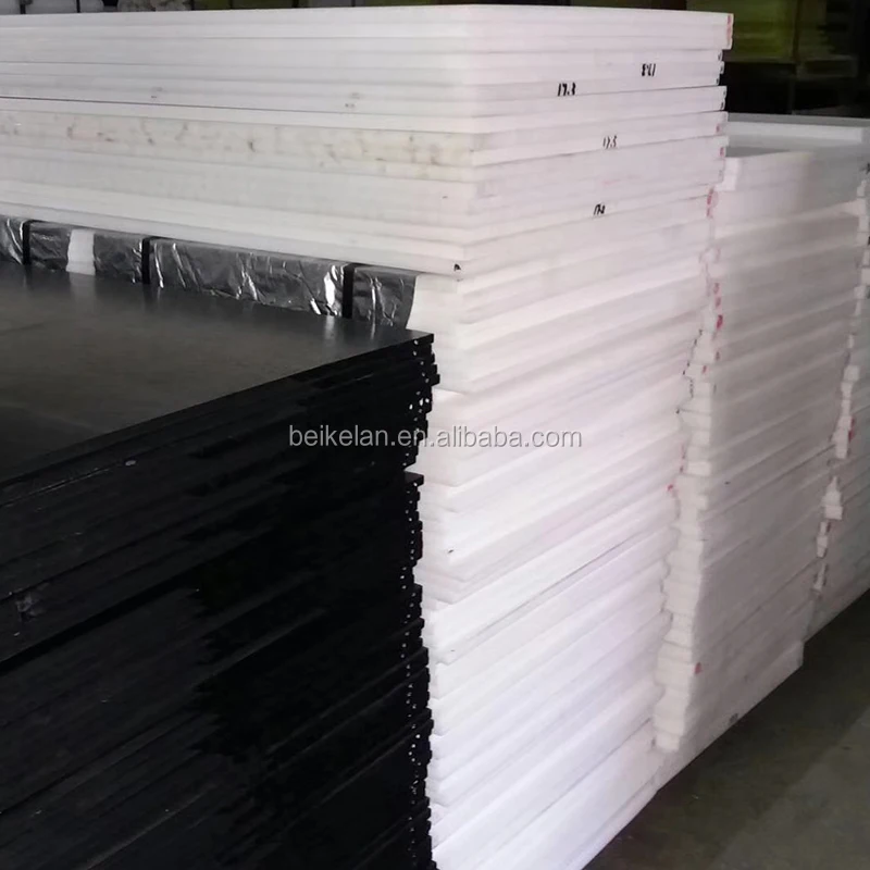 100% Virgin Extruded Black Color Derlin Sheet Plastic Acetal
