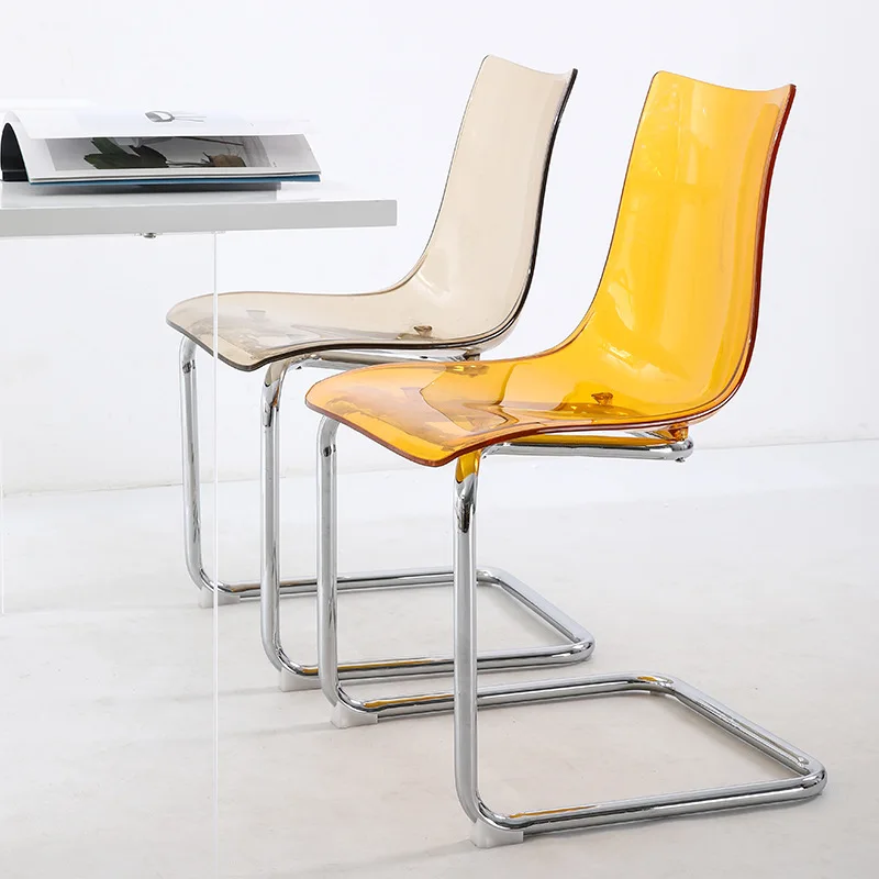 Modern Simple Transparent Chair Designer Acrylic Toas Dining Chair Home ...