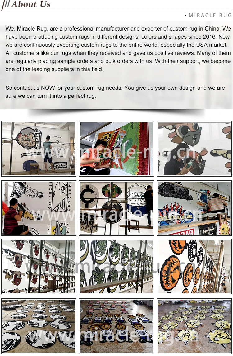 Custom Designer Rugs - Hypebeast Rugs with Logo Mat