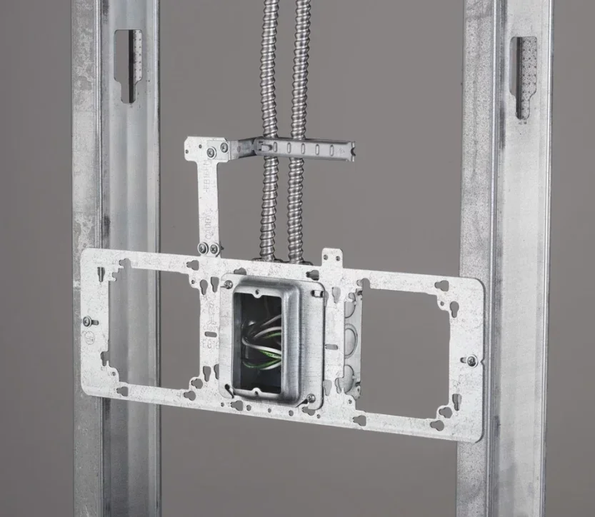 Cj6 Pre-galvanized Steel Stud Mounting Clamps Cable Support Fasteners ...