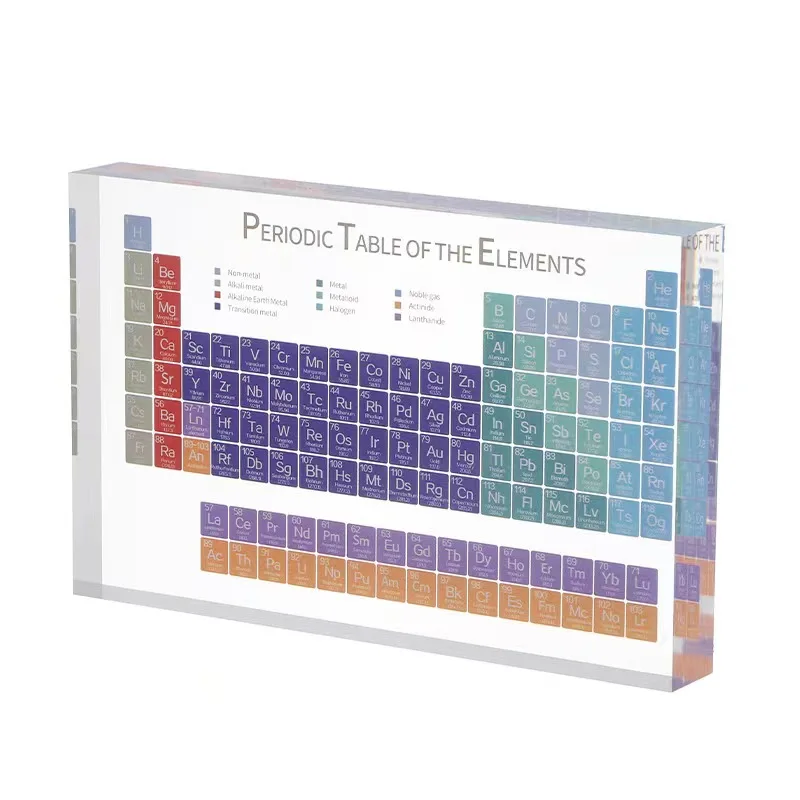Custom Acrylic Periodic Table Display Children's Teaching Thing ...