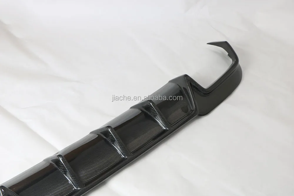 For W212 Carbon Fiber Rear Bumper Lip Spoiler For Benz E Class E350 ...