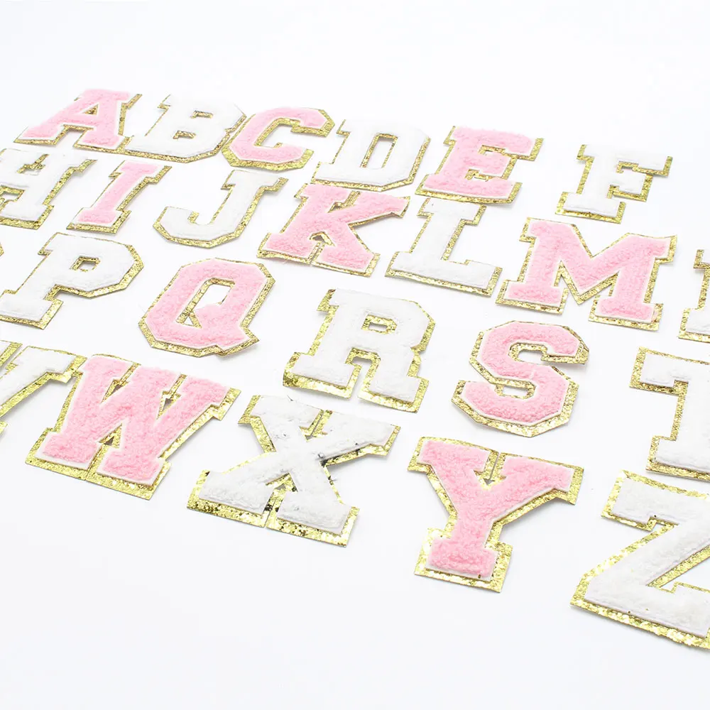 Custom Designer Logo Alphabet Embroidery Patches